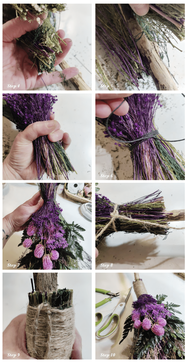 Mini Flower Besoms – Enchanted Living Magazine